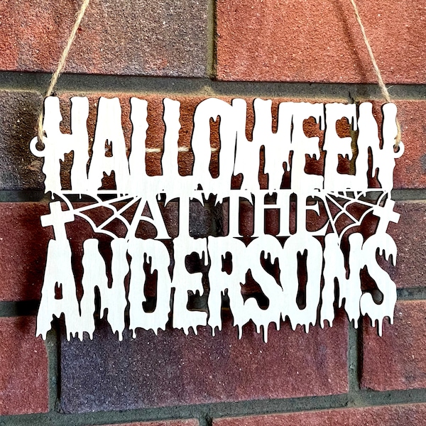 Halloween Plaque - Etsy