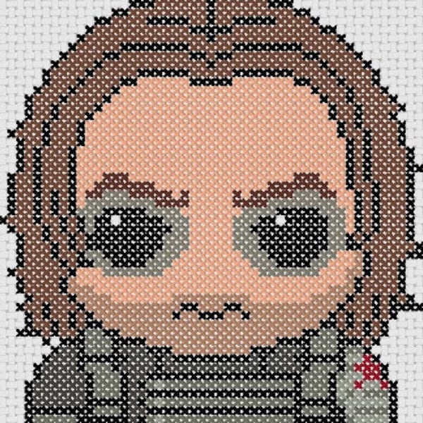 Winter Soldier Cross Stitch - Etsy UK