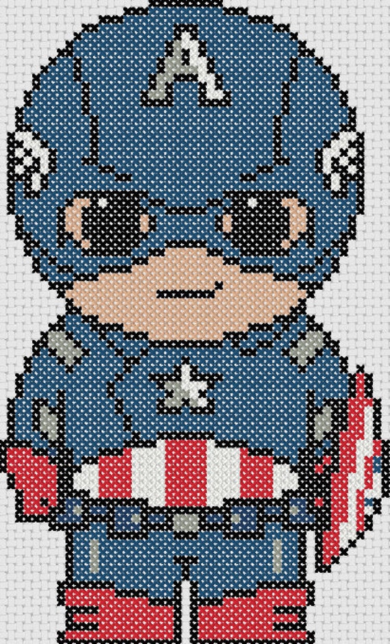Patriotic Hero version 1.0 Hero Pattern - Etsy Denmark
