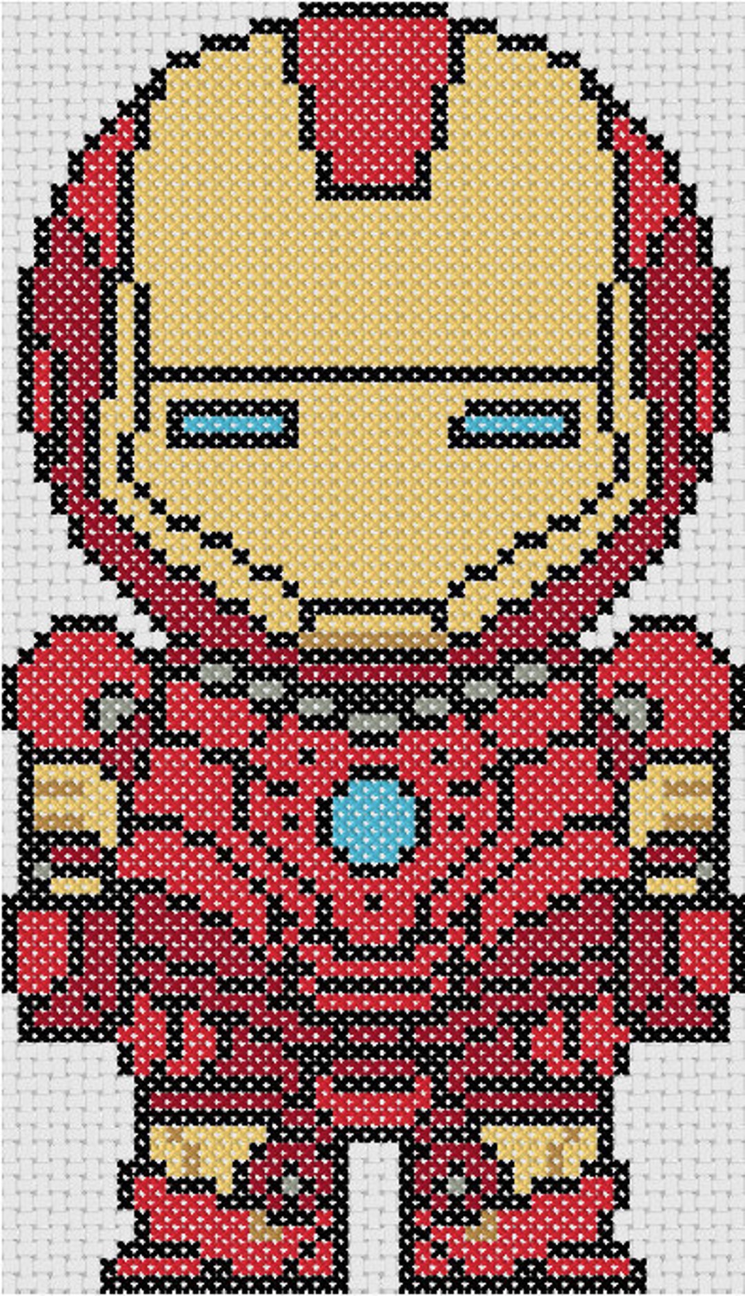 Metal Suit Hero Pattern - Etsy