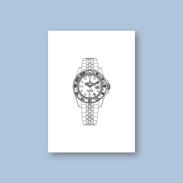 Rolex Print - Etsy