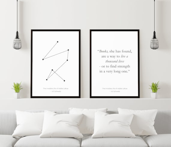 Addie Larue Wall Art Download of Book Quote V.E. Schwab Print | Etsy