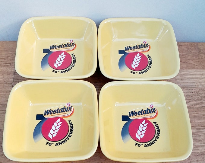Weetabix 70th Anniversary Cereal Bowls - Etsy