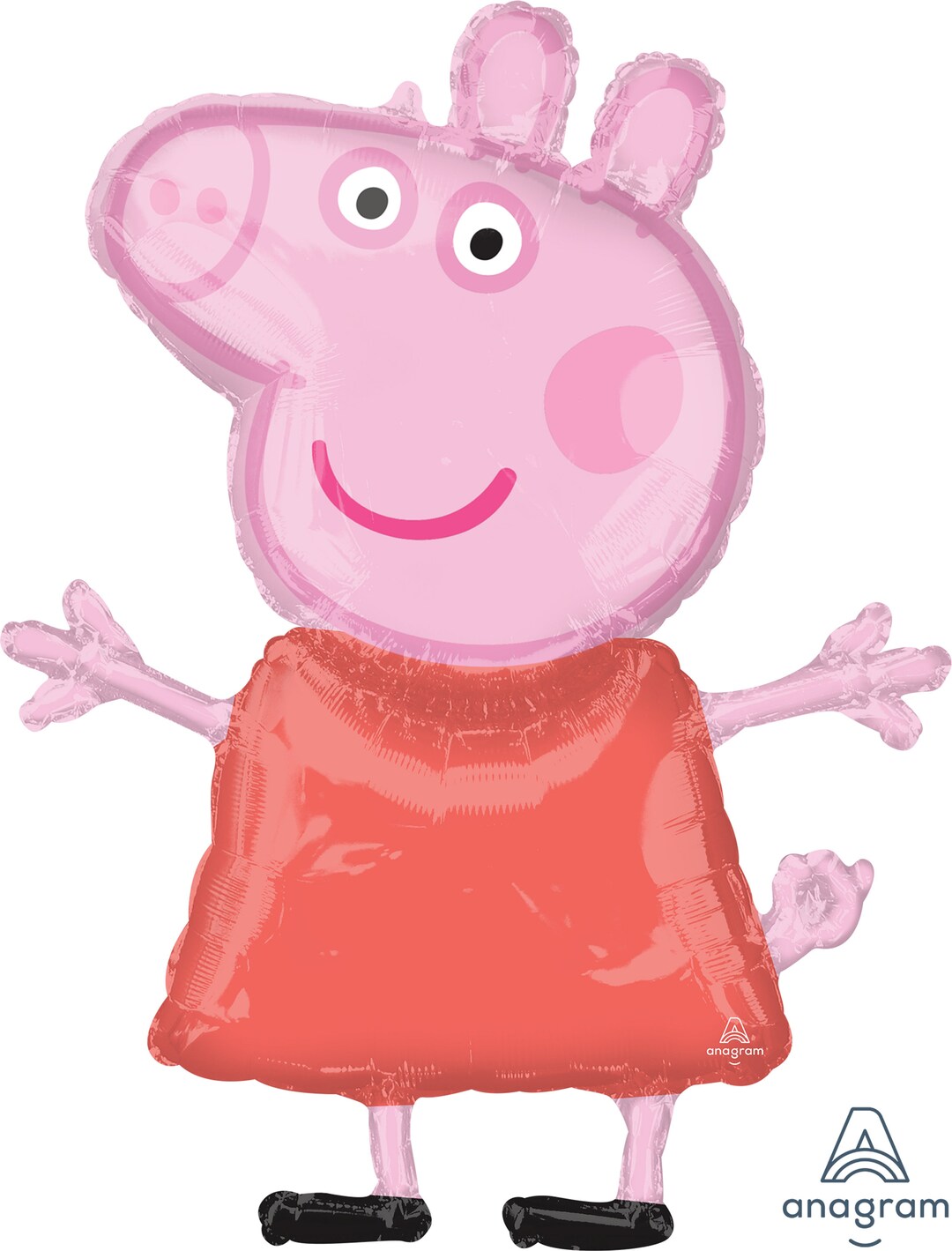 Peppa Pig Large 25" Shaped Foil Balloon - Etsy