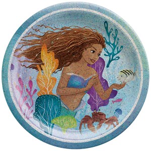 Ariel the Little Mermaid 9" Paper Plates - 8ct - Etsy