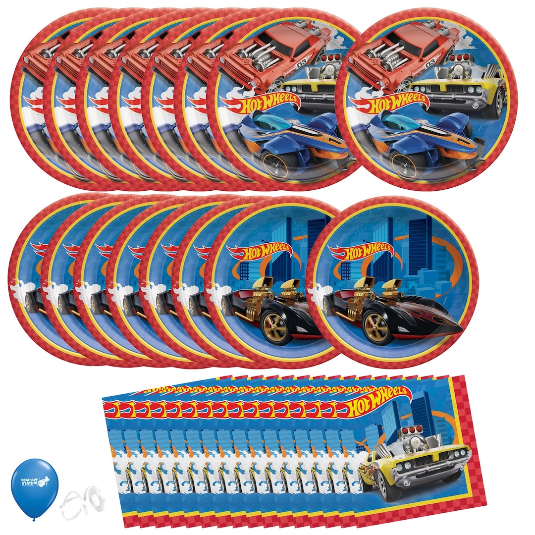 Hot Wheels Birthday Party Supplies Hot Wheels Party Decorations Hot ...