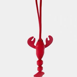 Handmade Genuine Leather Lobster Bag Charm Unique Accessory Keychains ...
