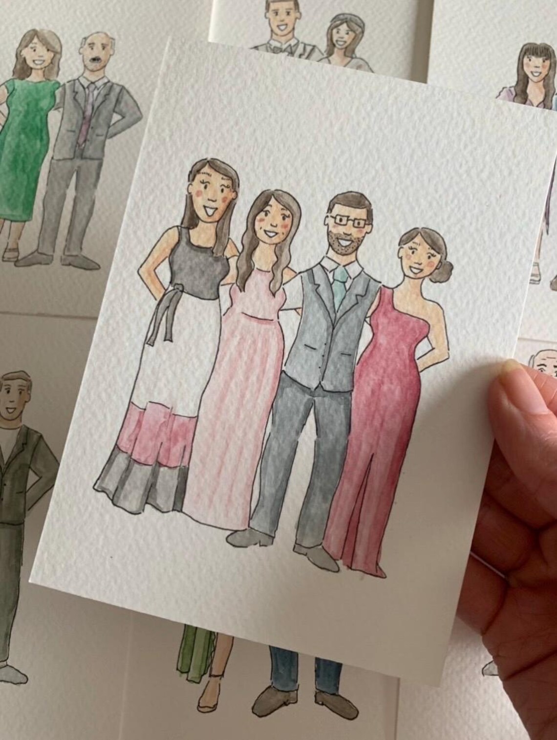 Personalised Portraits | Wedding Favours | Wedding Illustration ...