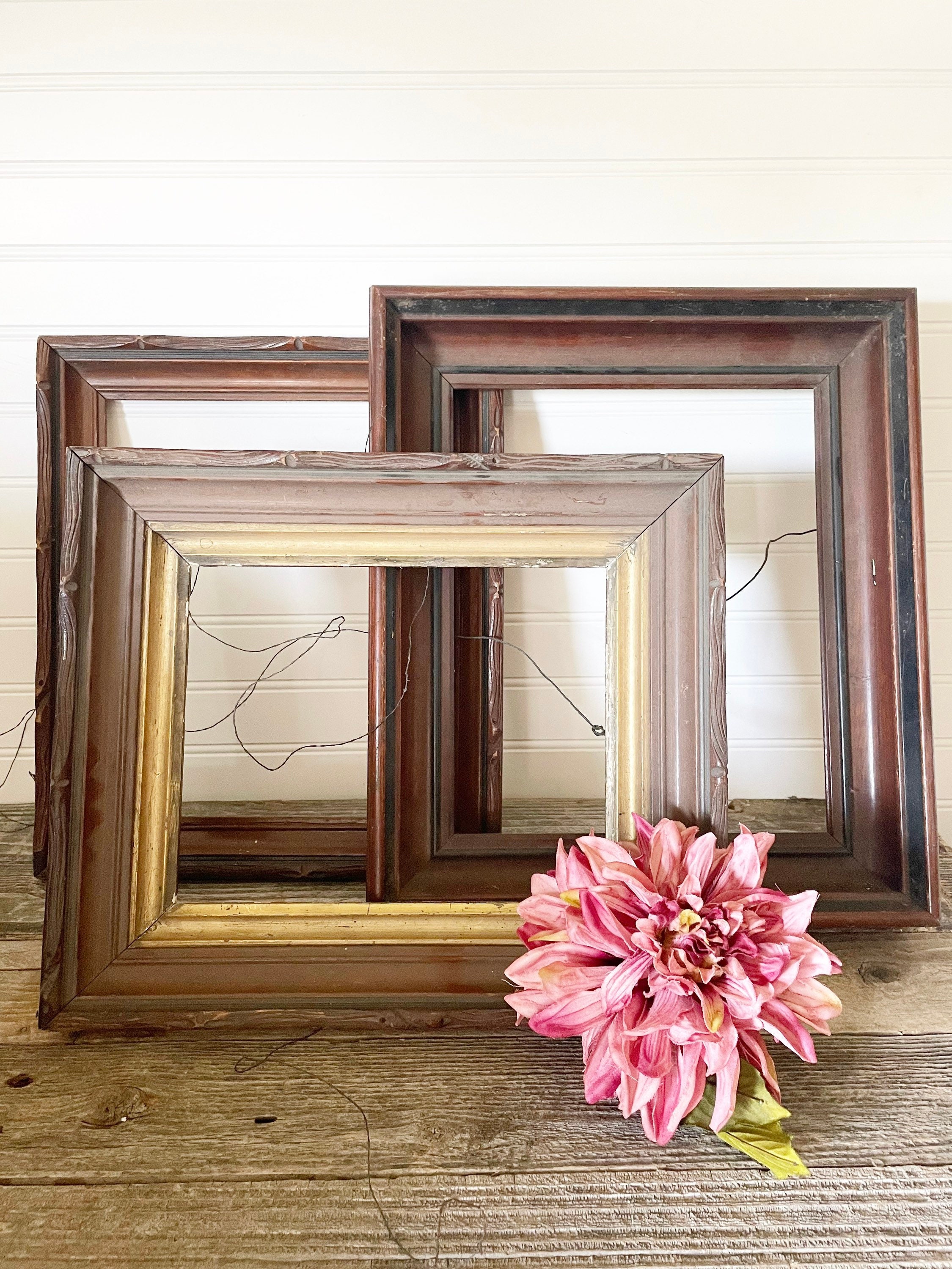 Vintage Wooden Picture Frames