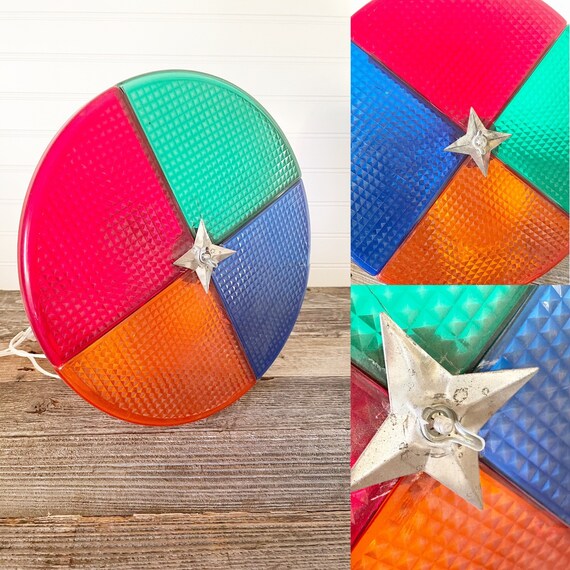 Vintage Aluminum Tree Color Wheel. Holiday Time by Atlas - Etsy