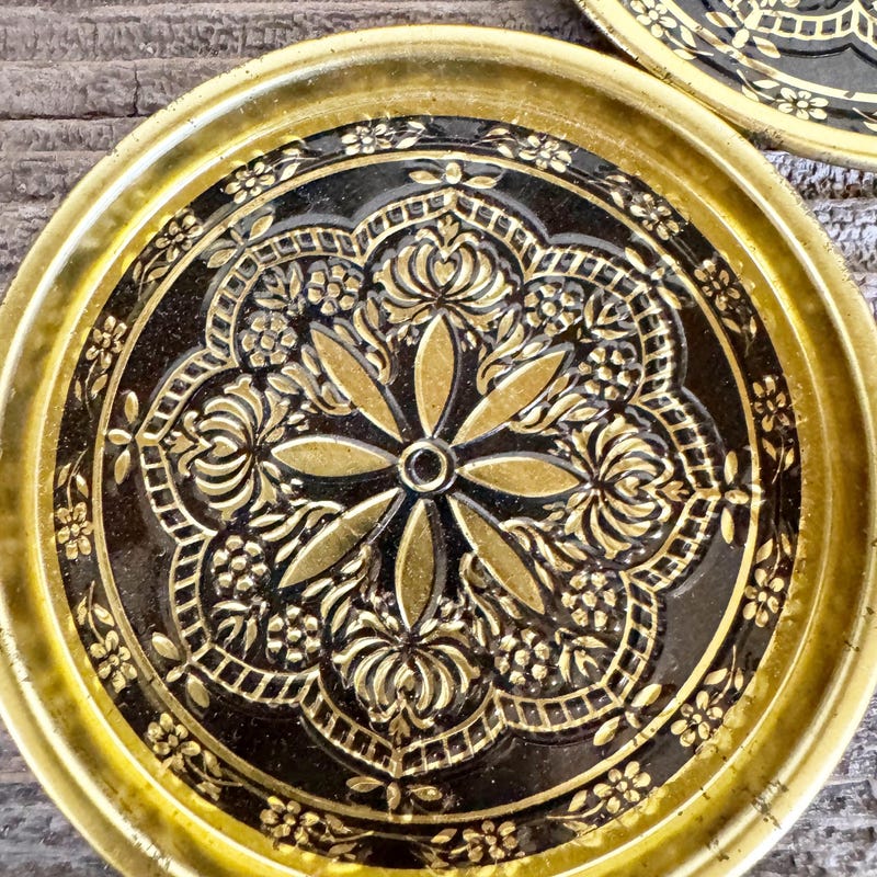 Gold Coasters - Etsy