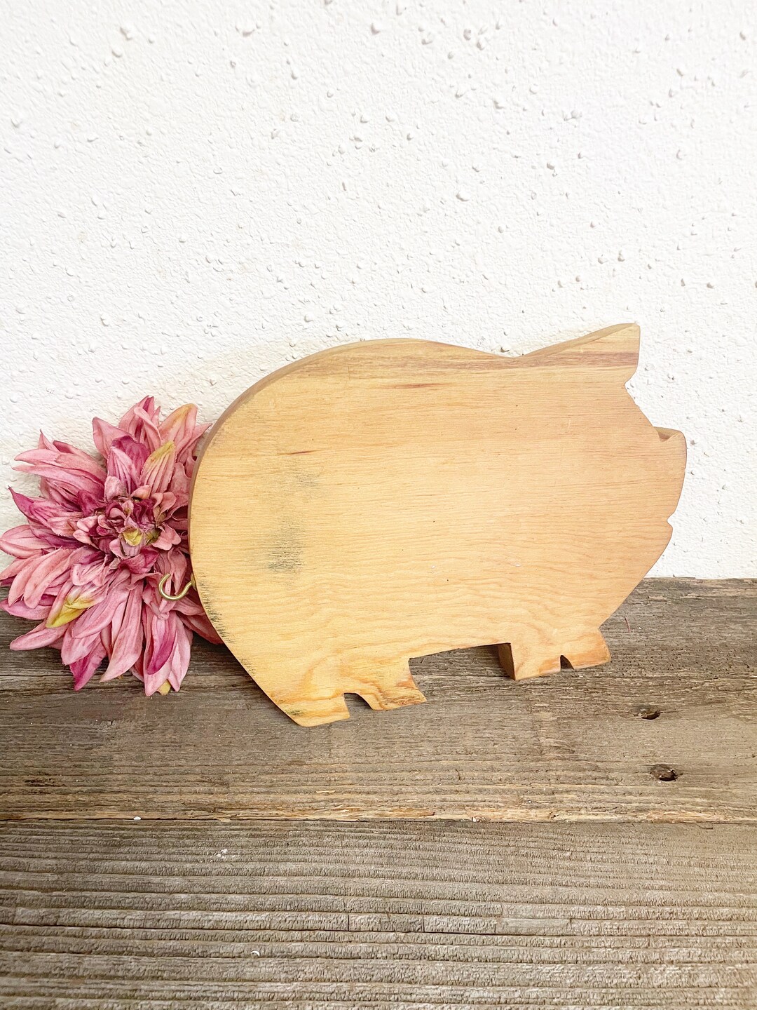 Vintage Wood Pig Kitchen Cutting Board Circa 1970s, Piglet Body, Mid ...