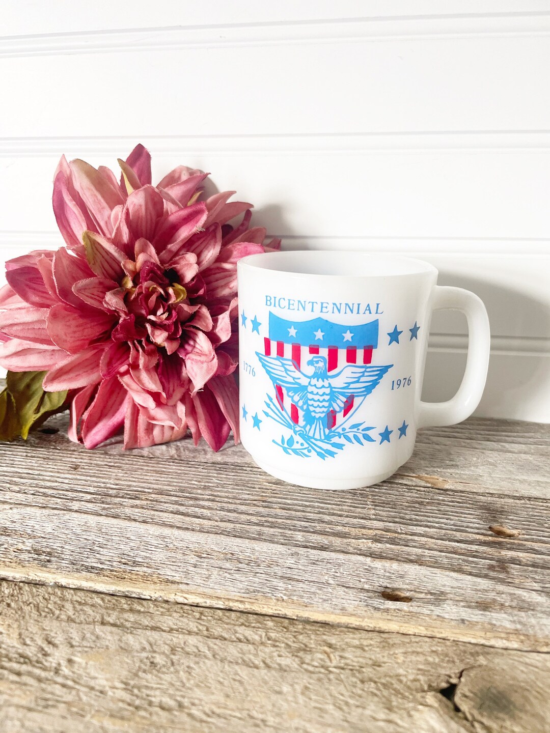 Vintage Bicentennial Federal Eagle Mug americana HTF Coffee Mugs ...