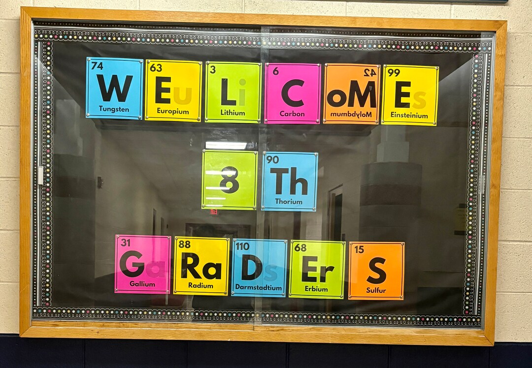 Science Welcome Bulletin Board - Etsy
