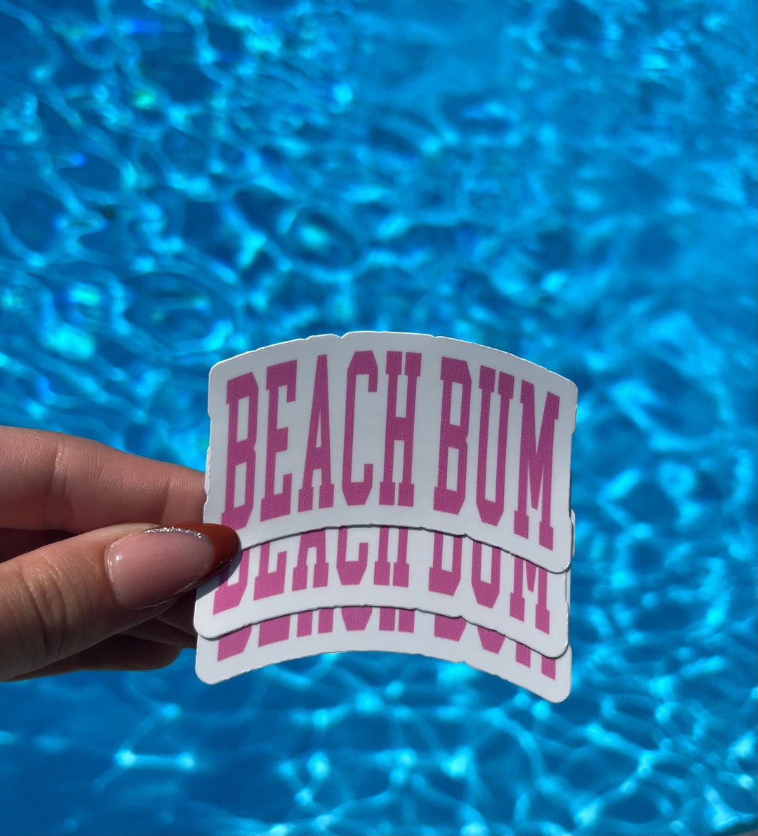 Beach Bum Sticker - Etsy