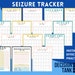 Seizure / Epilepsy Medical Planner / Tracker / Journal / Calendar ...