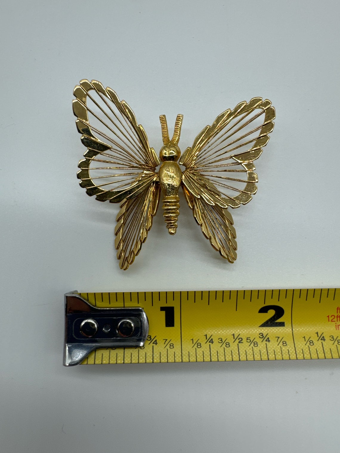 Vintage Monet Butterfly Brooch - Etsy