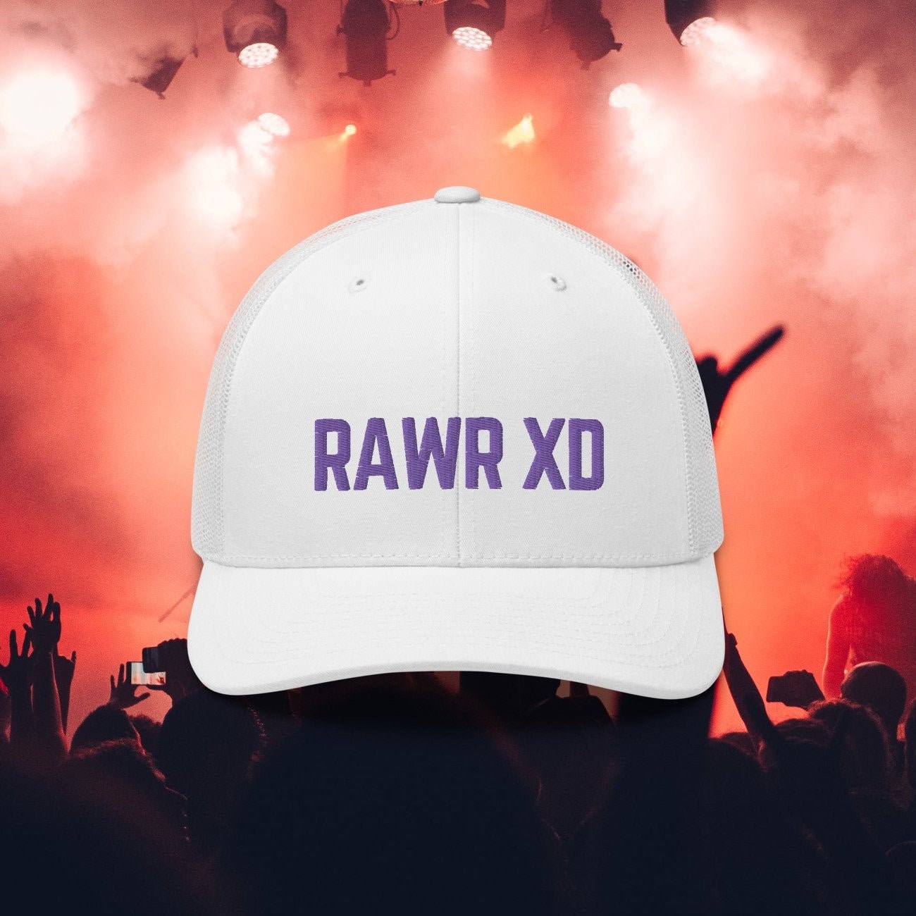 RAWR XD Trucker Cap - 2000s Emo Throwback - Alternative Grunge Scene ...