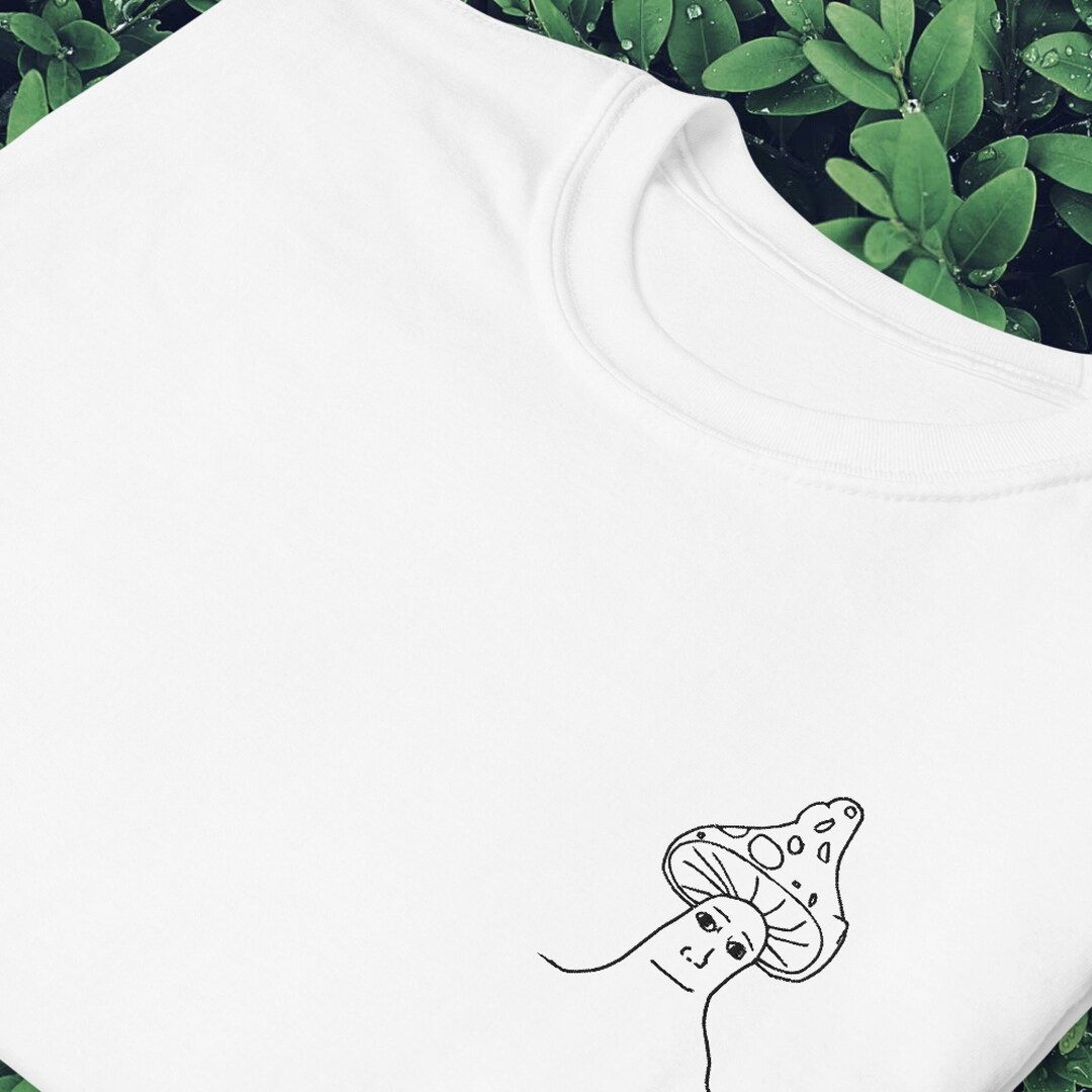 Shroomjak Embroidered T-shirt - Shrigma Male Meme Shirt - Funny ...