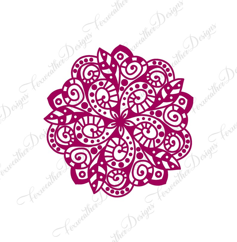 Plotter File SVG Mandala - Etsy