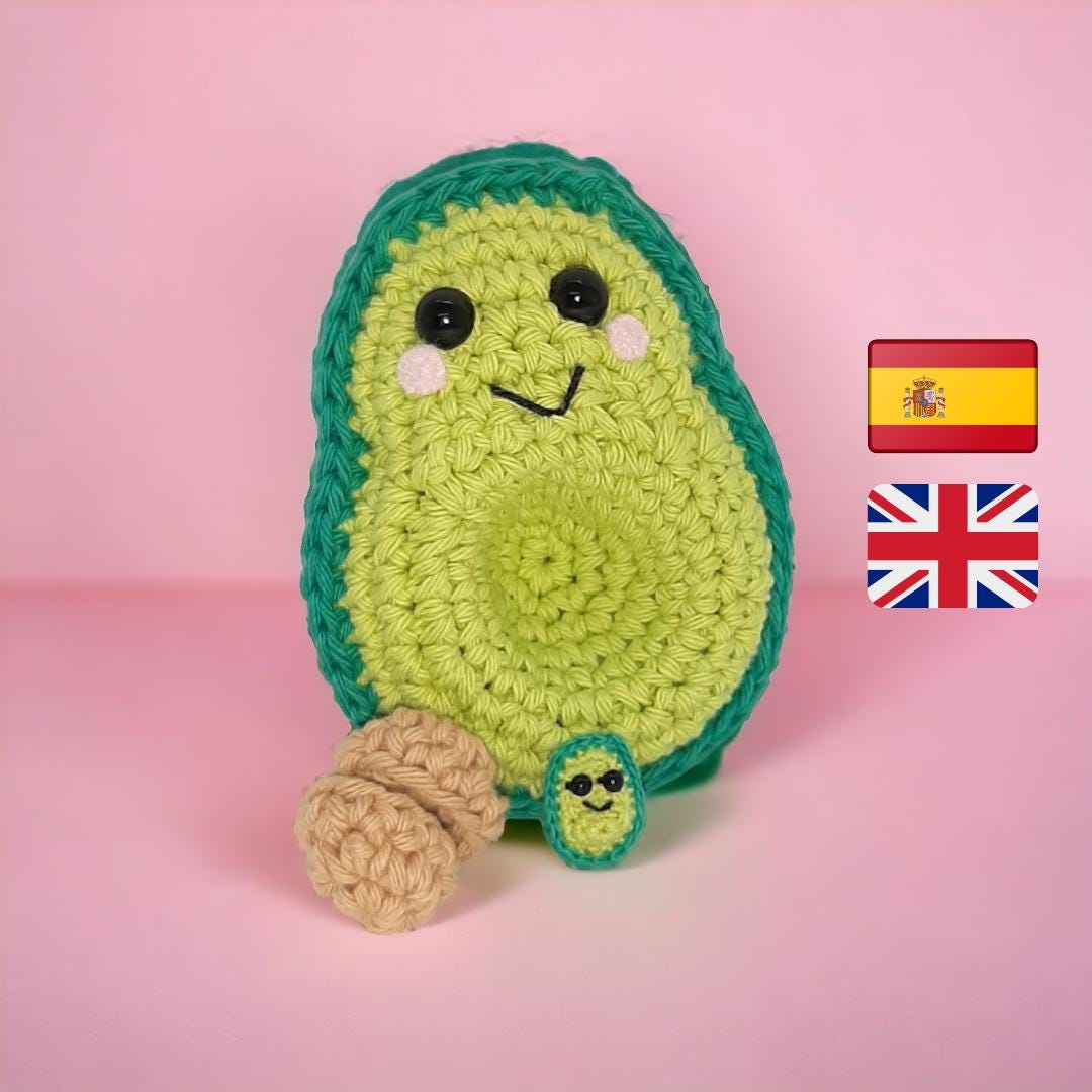 Avocado Amigurumi Crochet Pattern | Cute Nesting Avocados | DIY in ...