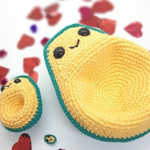 Stacking Avocado Amigurumi Pattern – Cute Nesting Toy Crochet PDF ...