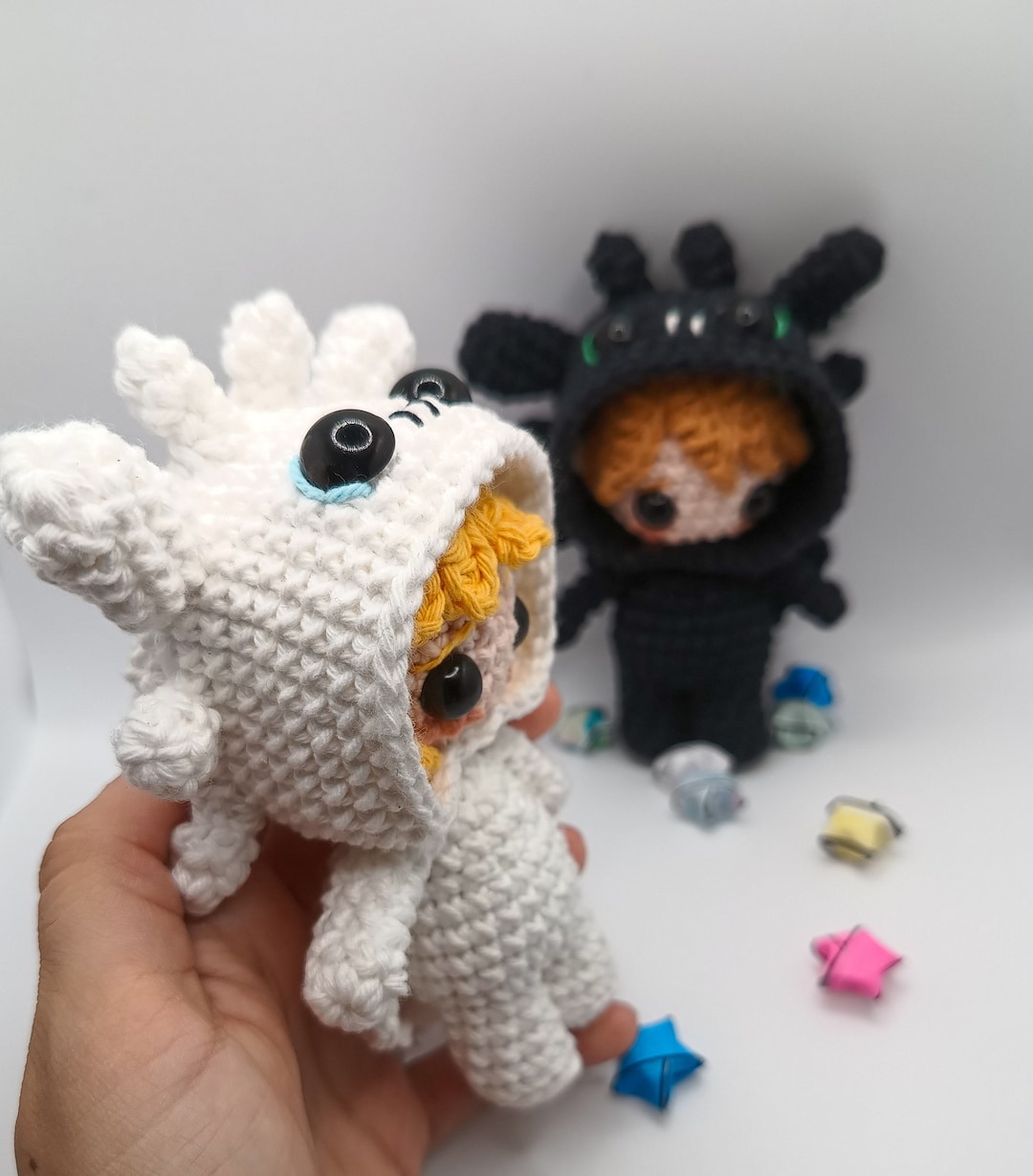 Toothless and Light Fury Amigurumi Pattern | How to Train Your Dragon ...