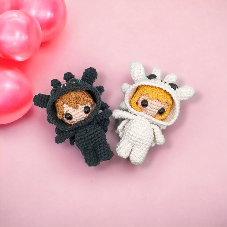 Toothless and Light Fury Amigurumi Pattern | How to Train Your Dragon ...