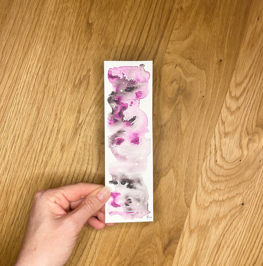 Hand-painted Bookmark moon and Stars - Etsy