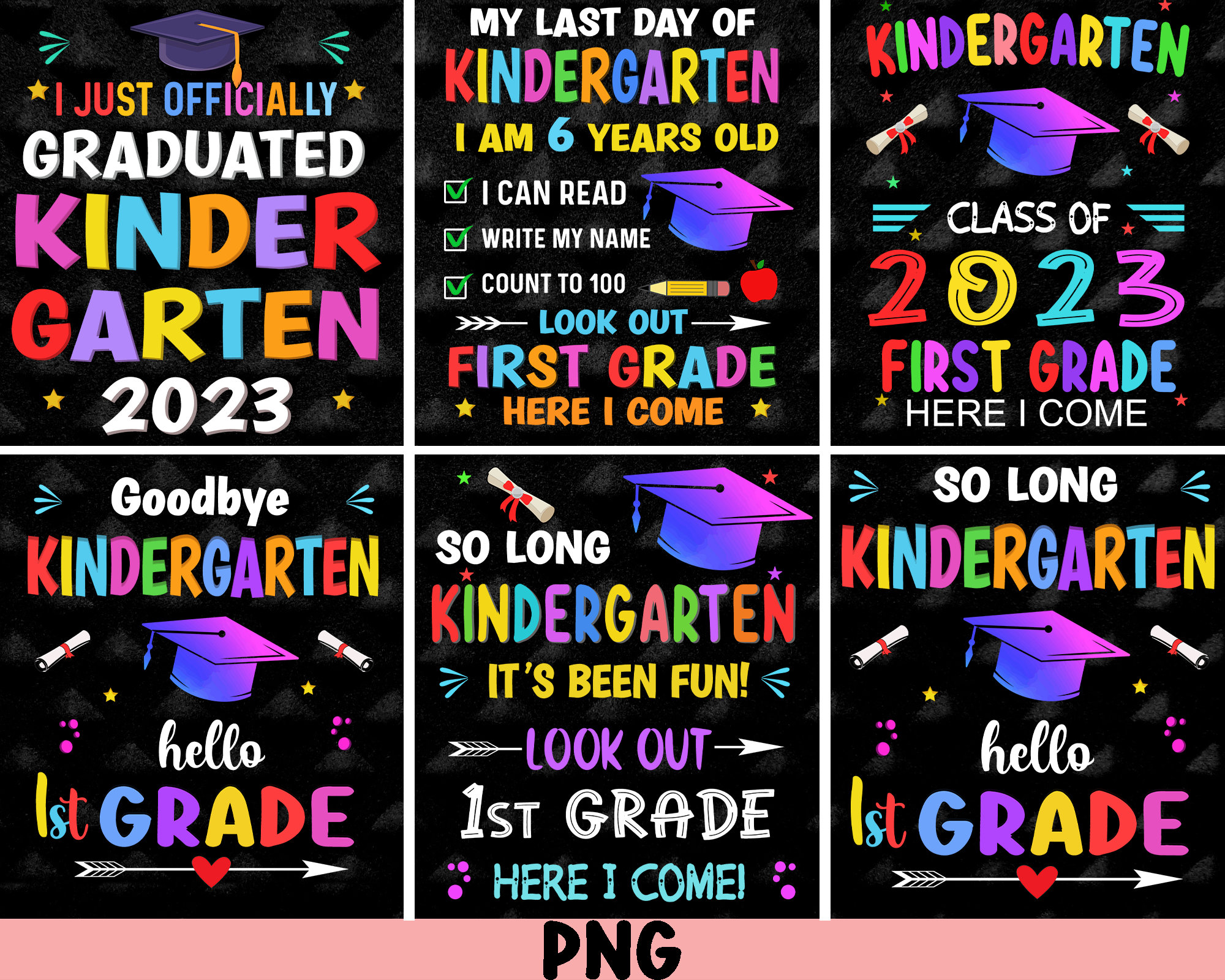 Kindergarten Graduation 2023 Png, Kindergarten Graduate Boys Girls Png ...