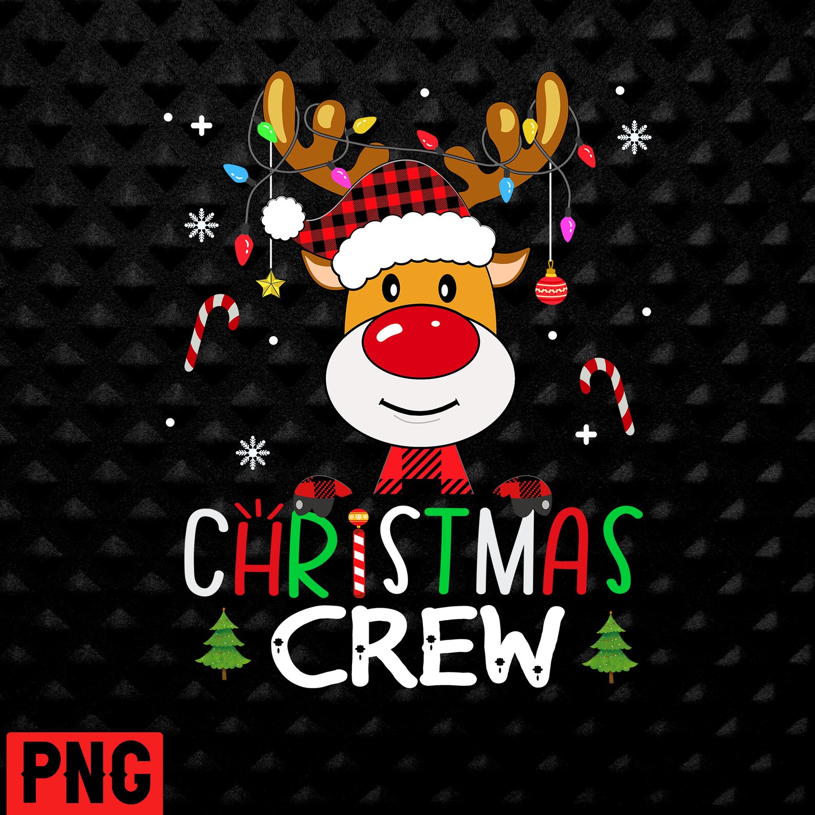 Family Christmas Reindeer 2023 Png , Christmas Crew Squad Png , Merry ...