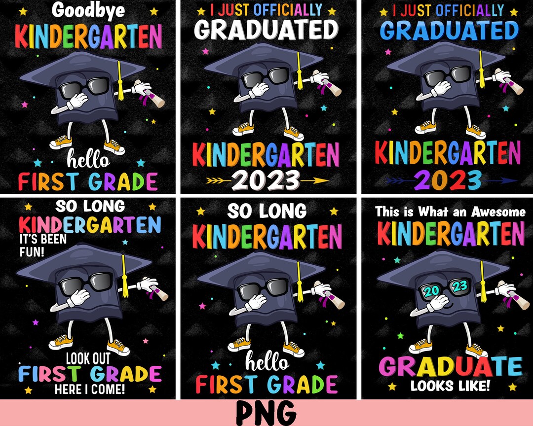 Kindergarten Graduation 2023 Png, Kindergarten Graduate Boys Girls ...