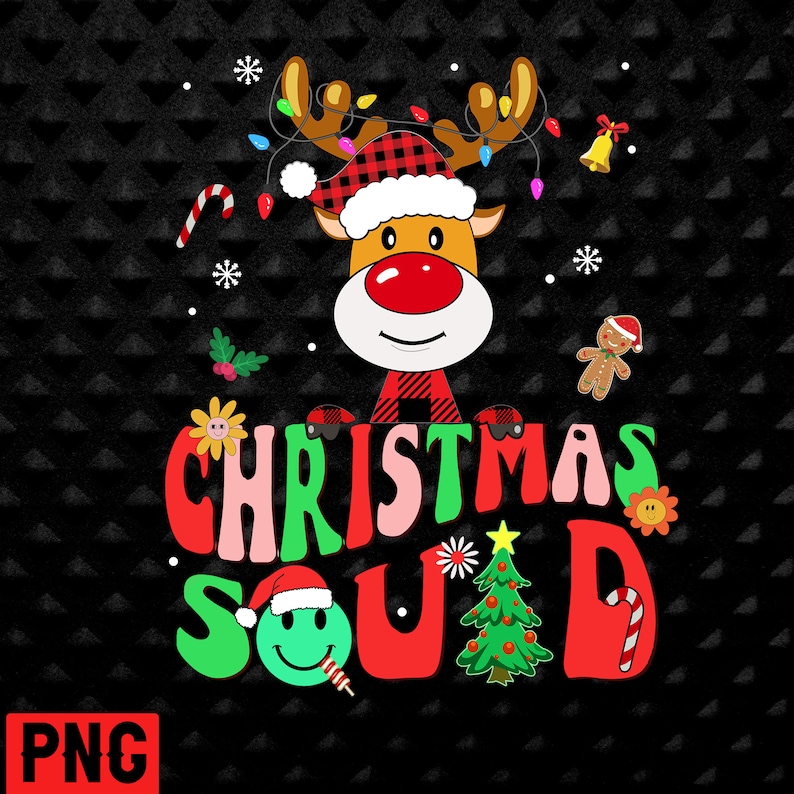 Family Christmas Reindeer 2023 Png , Christmas Crew Squad Png , Merry Christmas Team Matching ...
