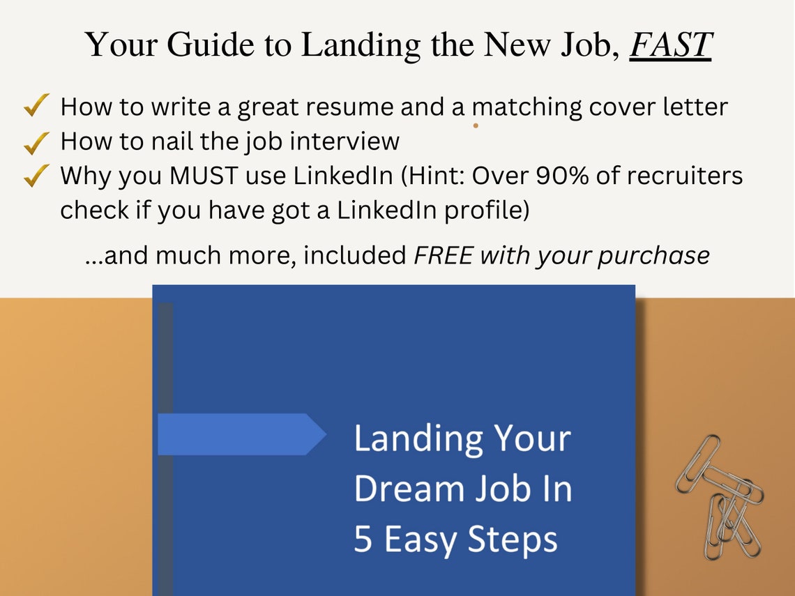 ATS Friendly Resume Template, Clean, Modern CV Template for Word and ...