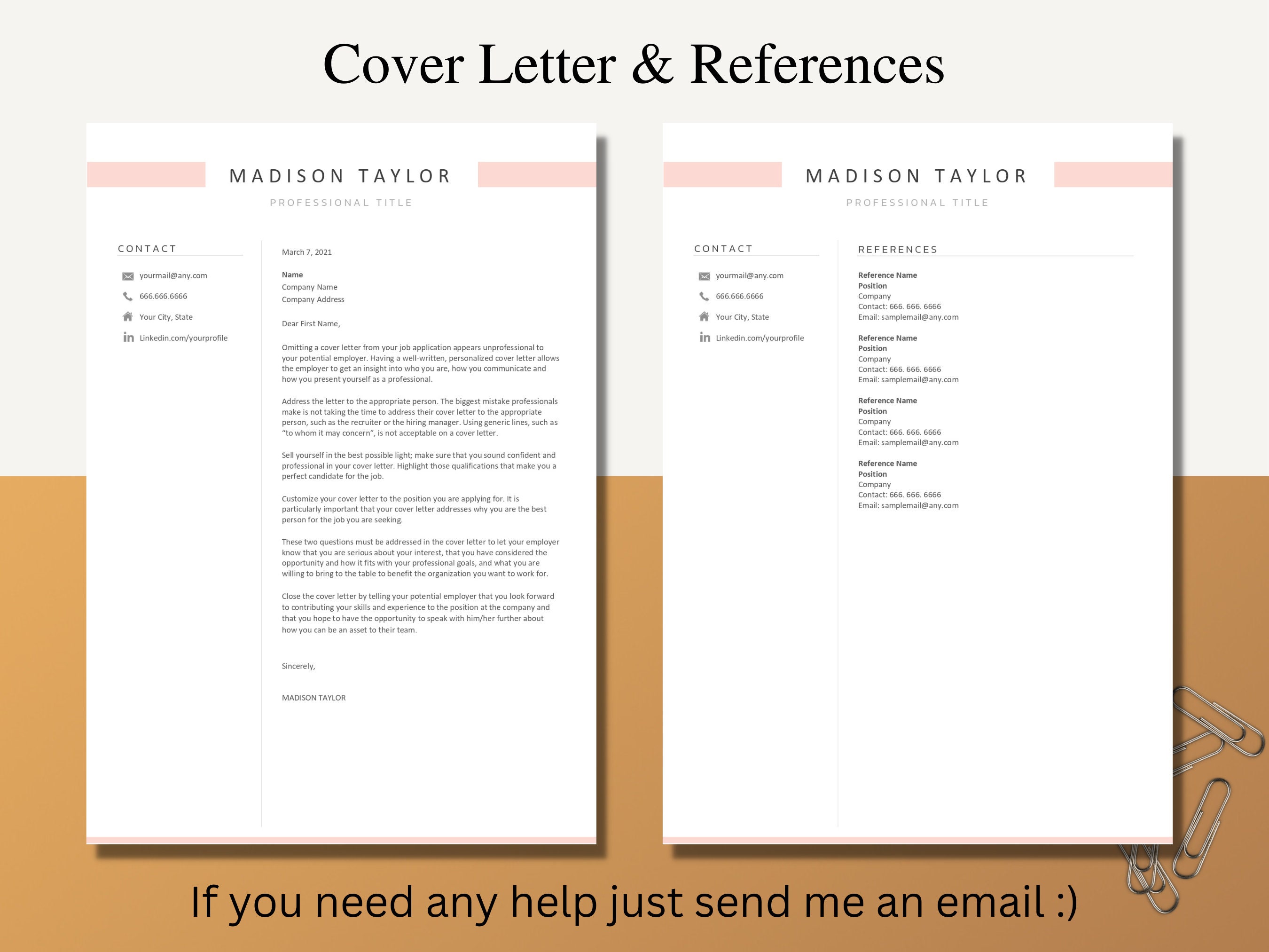 Professional, Modern Resume Template - ATS & SEO Optimized, Crafted by ...