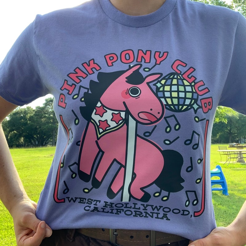 Mens Pink Pony Club Shirt - Etsy