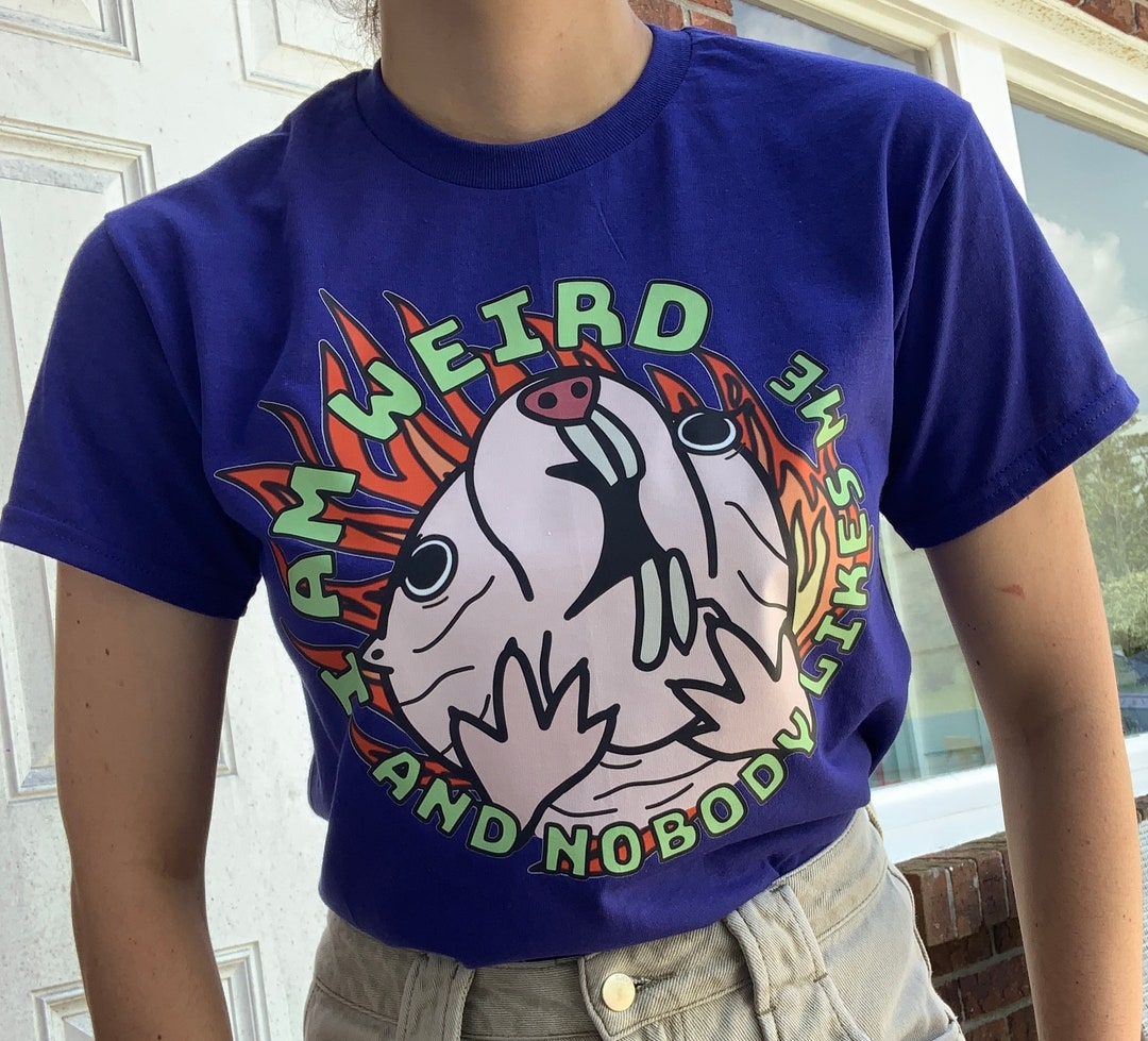 I Am Weird and Nobody Likes Me Naked Mole Rat T Shirt / Cute Funny ...