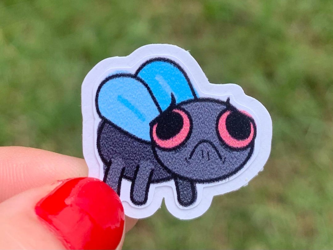 10 Pack Sad House Fly Tiny Mini Sticker Flakes Bomb Pack / Cute Funny ...