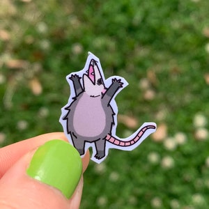 10 Pack Woebegone Animal Mini Sticker Flakes / Cute Funny Frog Cow ...