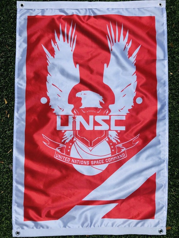 Halo UNSC Fan Art Red & Blue CTF Flag Set - Etsy