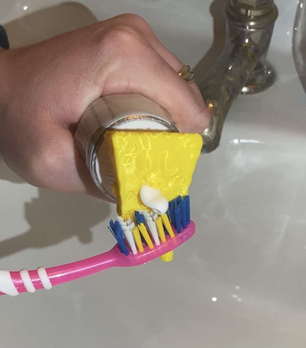 Spongebob Toothpaste Topper - Etsy