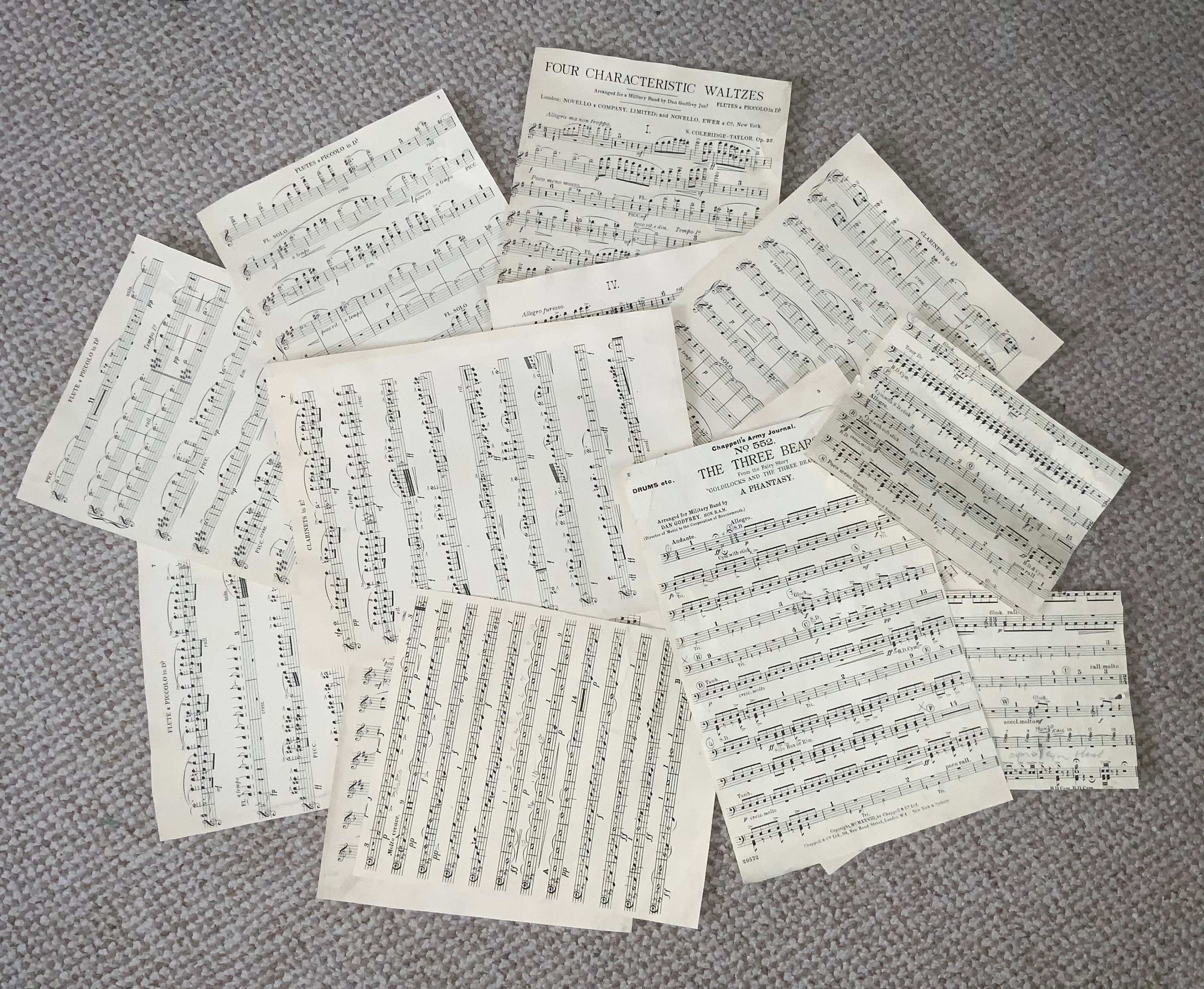 Sheet Music Art Projects