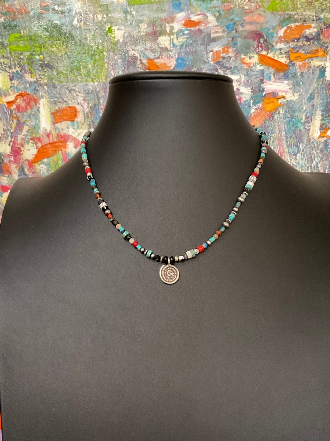 Karen Hill Tribe Sterling BOHO UNISEX Double Sided Nautilus & Swirl ...