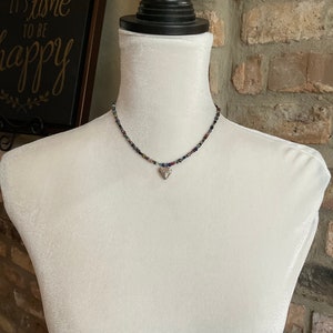 Karen Hill Tribe 97% Sterling Silver BOHO UNISEX Distressed Heart Charm ...