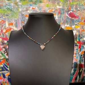 Karen Hill Tribe 97% Sterling Silver BOHO UNISEX Distressed Heart Charm ...