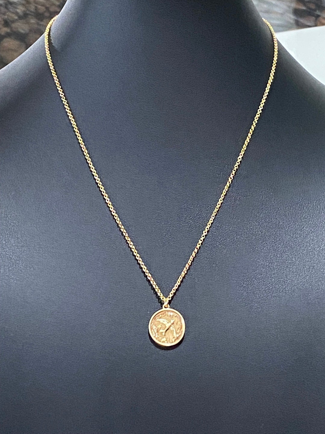 Gold Coin Necklaces. Great to Wear With Other Necklaces for a Messy ...