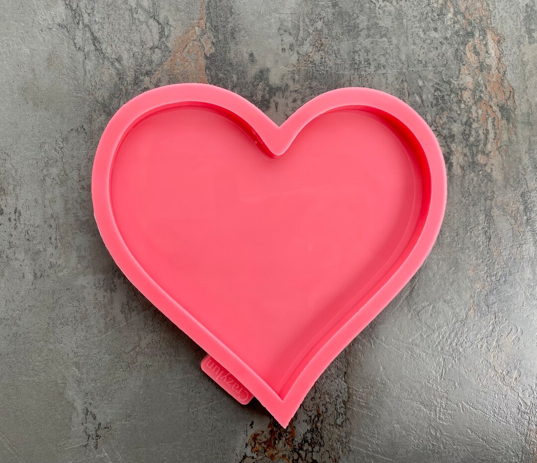 Silicone Mold Heart Large Mold Casting Mold Epoxy Resin Resin Concrete ...