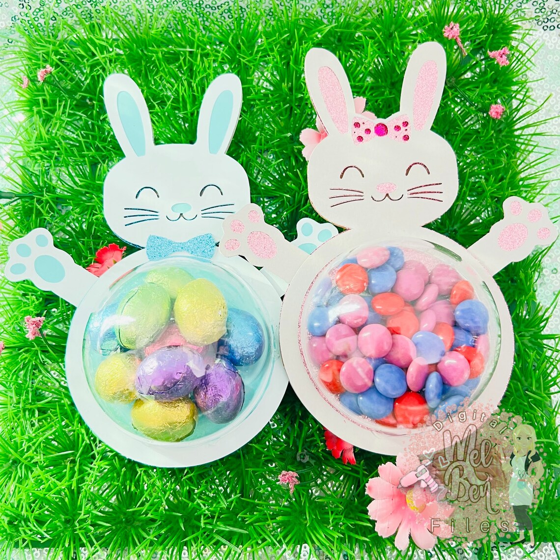Interactive Easter Bunny Candy Holder With Fun Opening Mechanism ...
