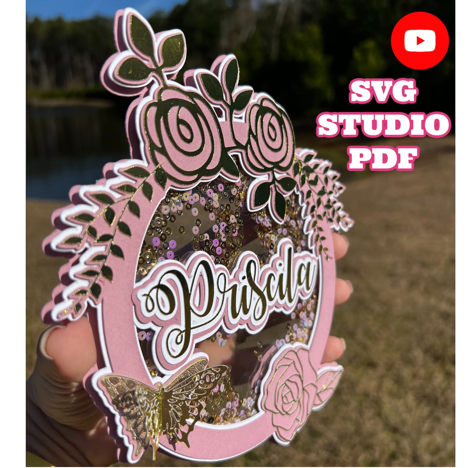 Shaker Cake Topper, SVG, Pdf and Studio. - Etsy Canada