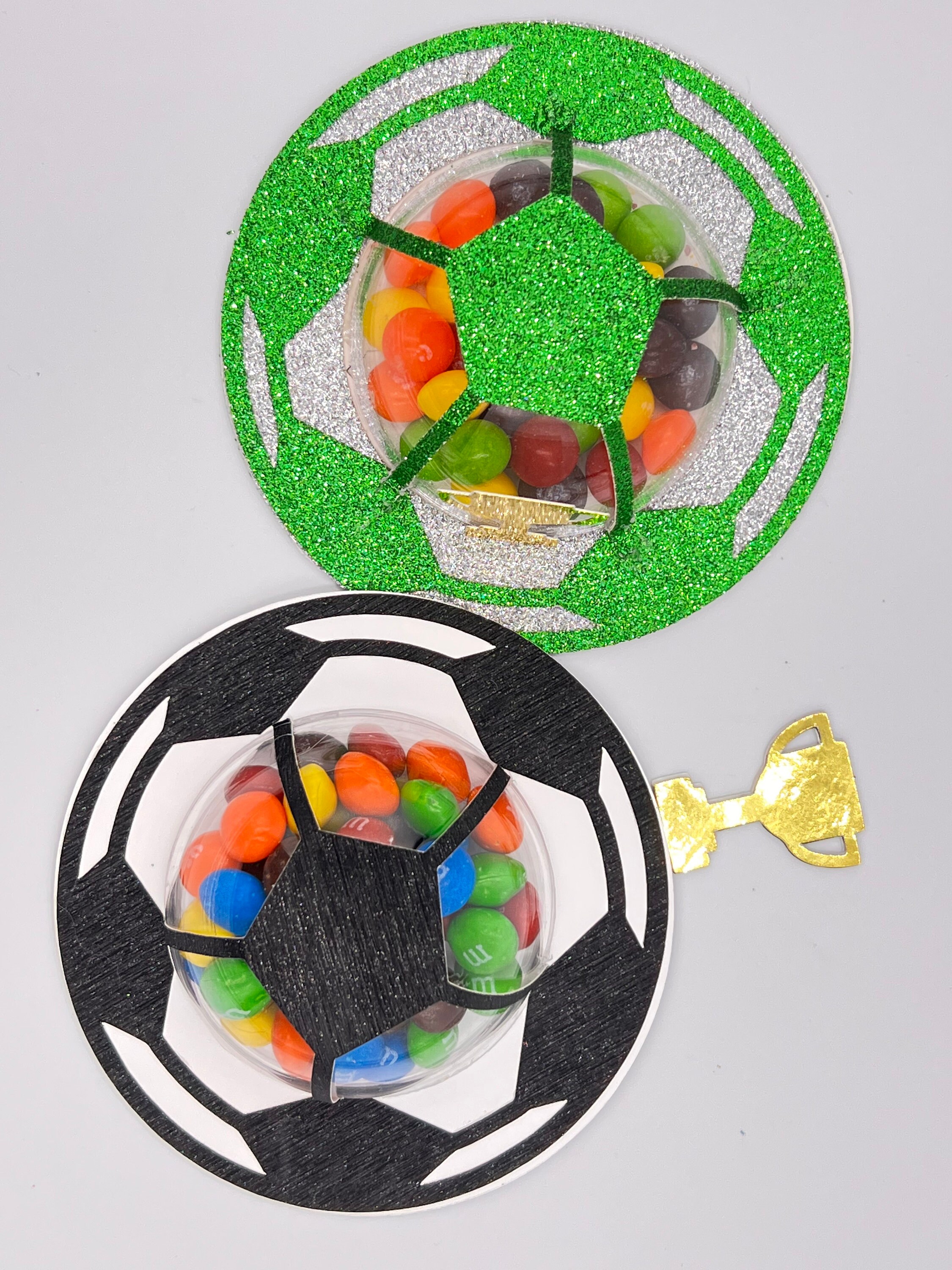 Soccer Candy Holder Digital File SVG and Studio With Opening - Etsy